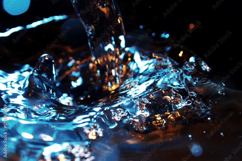 Water splash / Water is a transparent and nearly colorless chemical ...