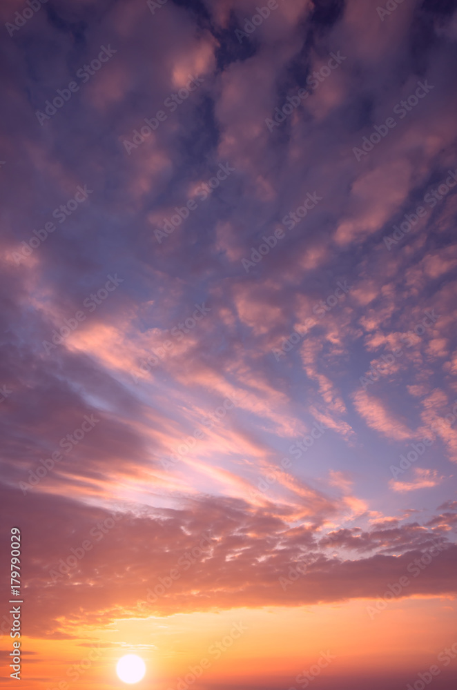 Heavenly Sunset Background