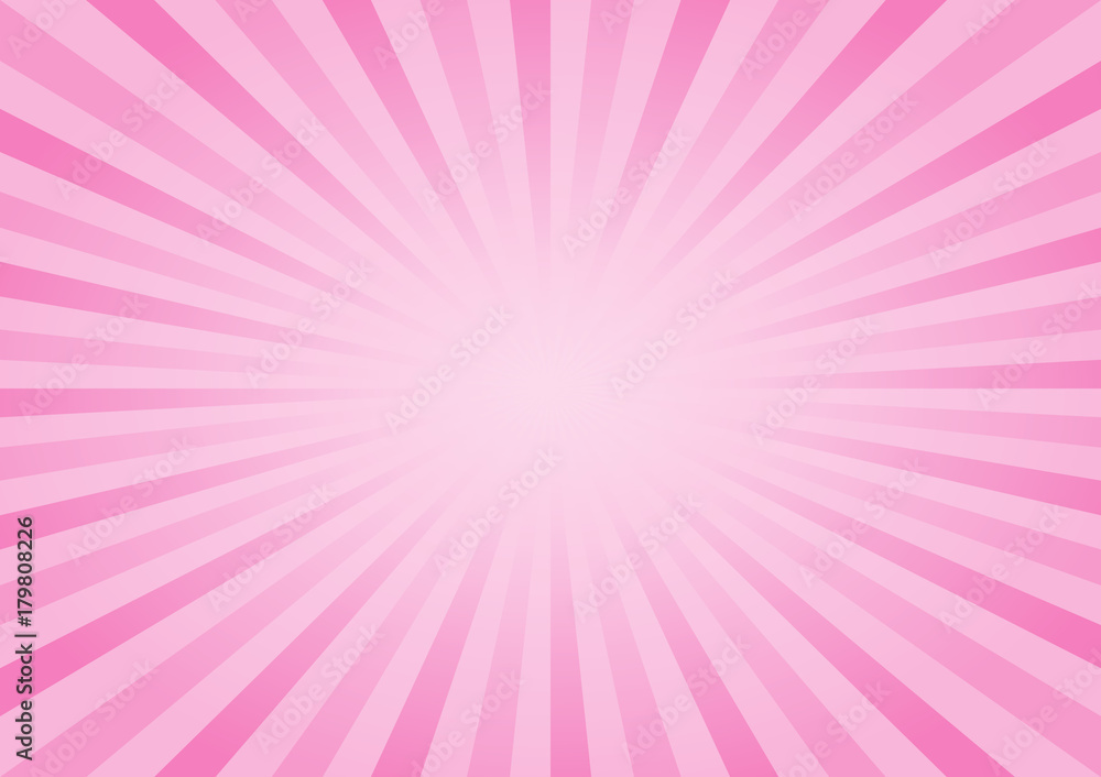 Abstract soft Pink rays background. Vector Stock Vector | Adobe Stock