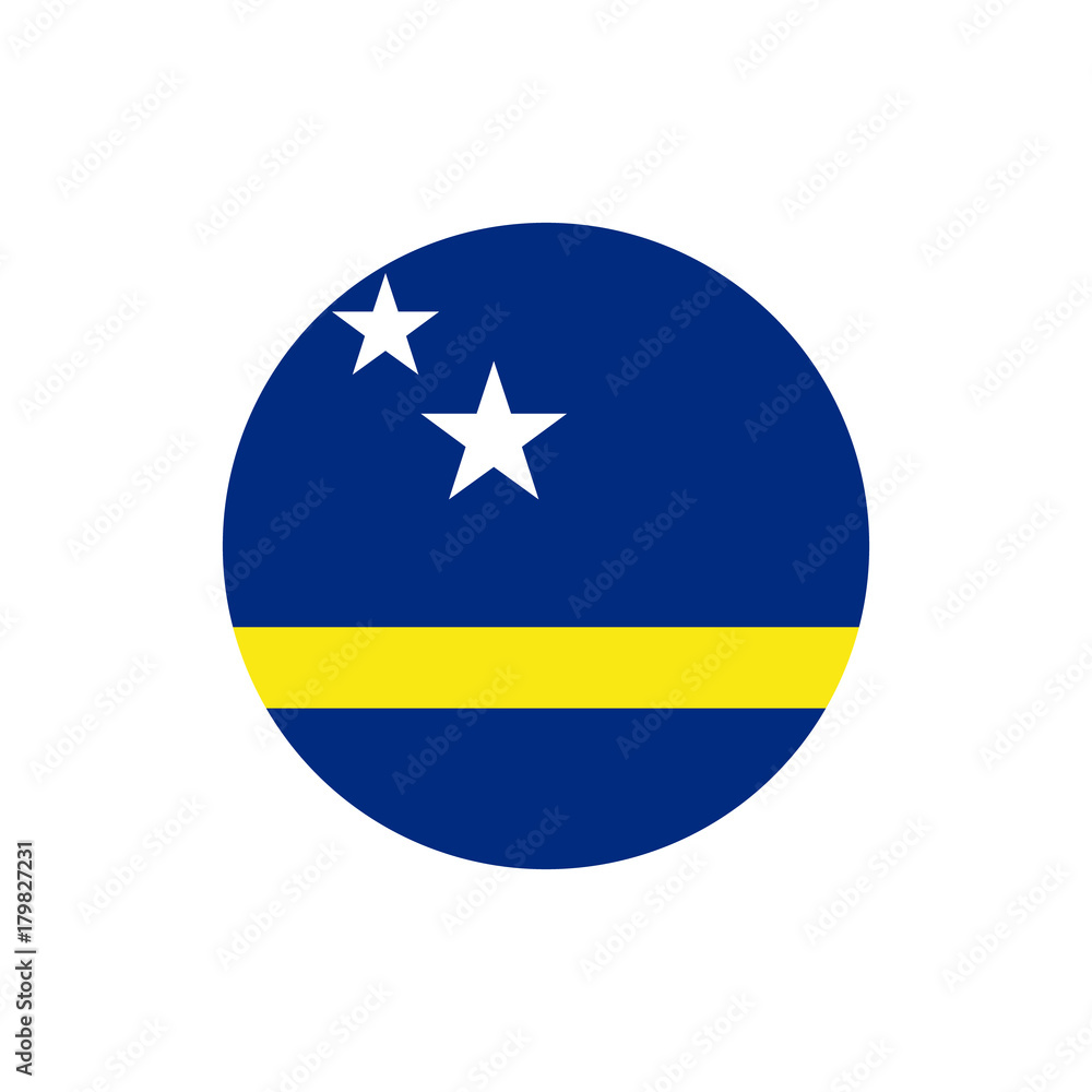 Curacao flag, official colors and proportion correctly. Stock Vector ...