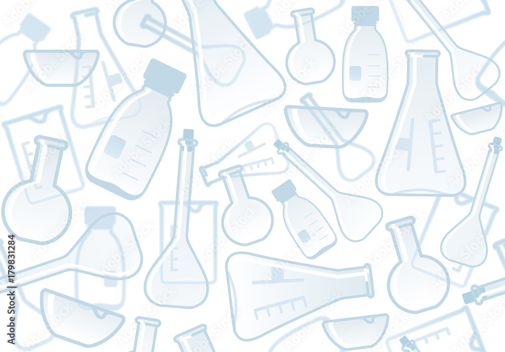 Chemical laboratory background Stock Vector | Adobe Stock