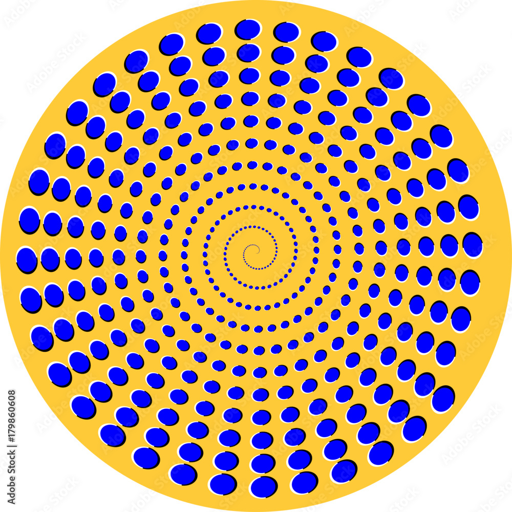 Moving Optical Illusion Circles