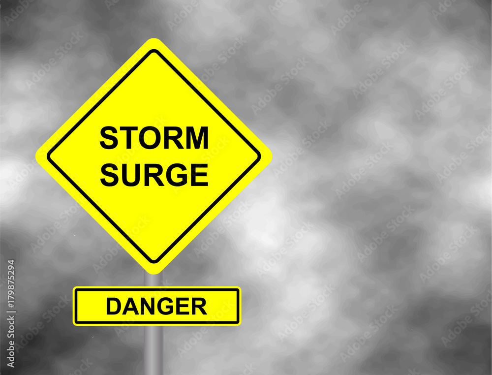 Severe Weather Warning Sign