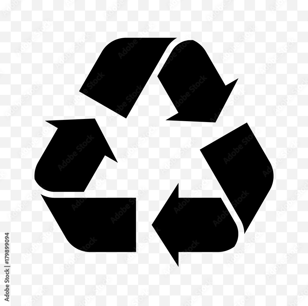 recycle symbol icon Stock Vector | Adobe Stock