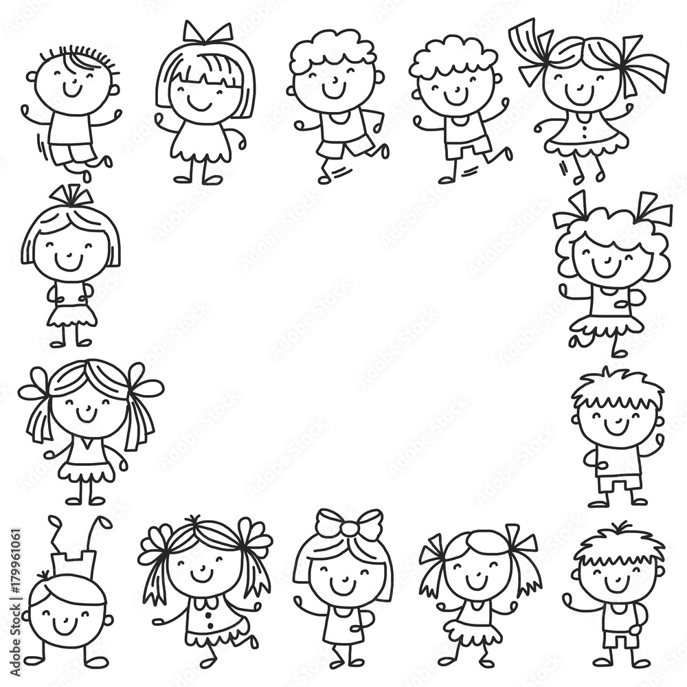 Frame Clipart For Kids Black And White