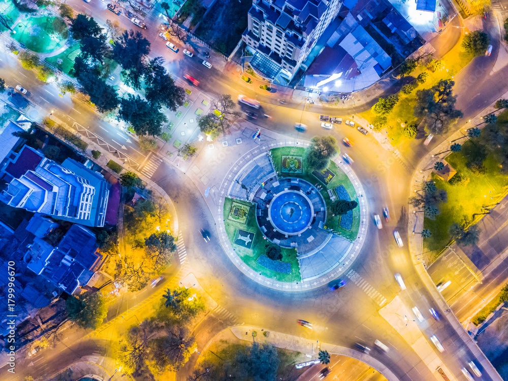 Plaza de las Banderas in Cochabamba, Bolivia Stock Photo | Adobe Stock
