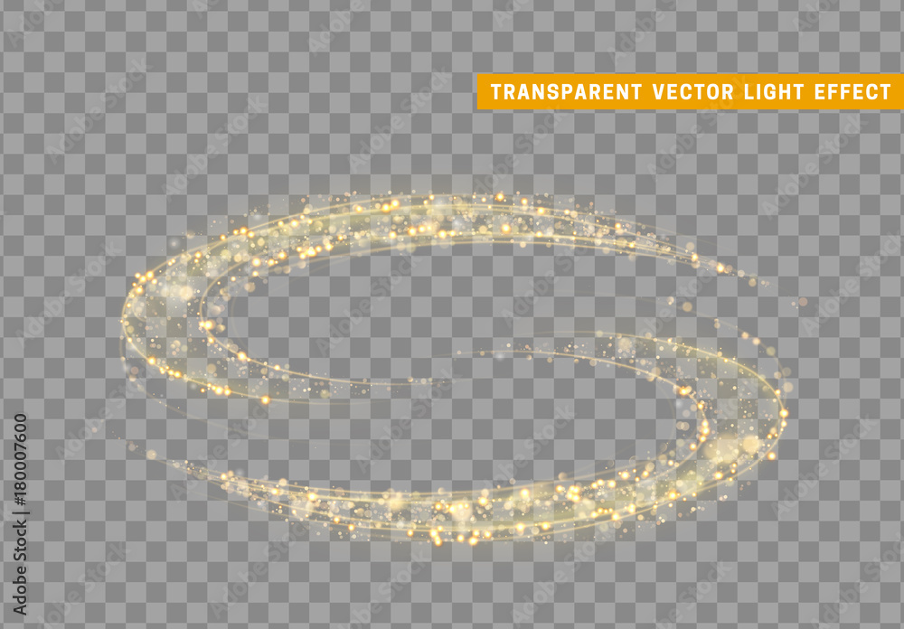 Glowing lights golden glitter. Sparkle particles texture. Christmas ...