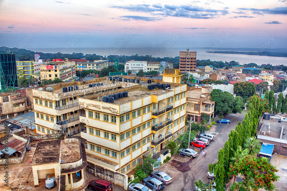 Kisumu City at dawn Stock-Foto | Adobe Stock