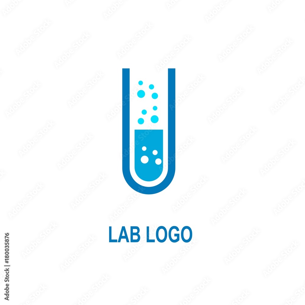 Lab icon logo Stock Vector | Adobe Stock