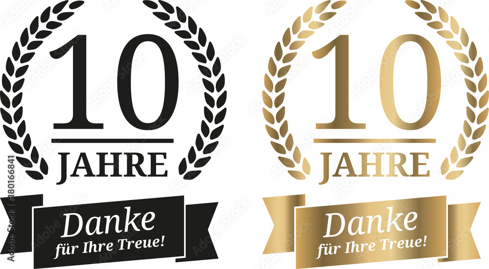 Signet 10 Jahre Gold und Schwarzweiß Stock-Vektorgrafik | Adobe Stock Signet 10 Jahre Gold und Schwarzweiß Stock-Vektorgrafik | Adobe Stock