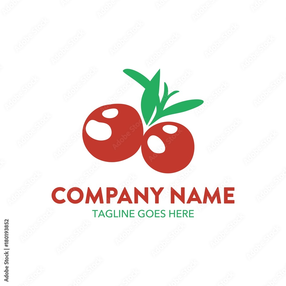 Cranberry Logo vector de Stock | Adobe Stock