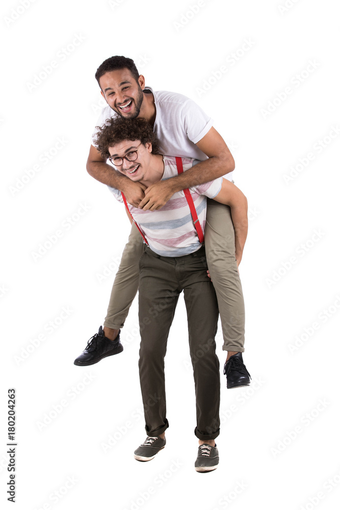 a piggyback ride Stock Photo | Adobe Stock