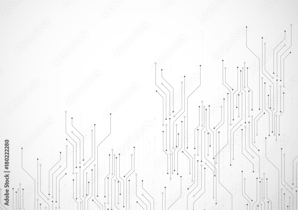 Abstract digital background with technology circuit board texture ...