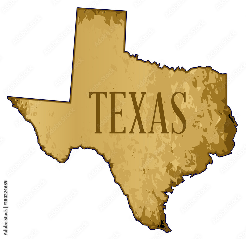 Texas Map Parchment Background Stock Vector | Adobe Stock