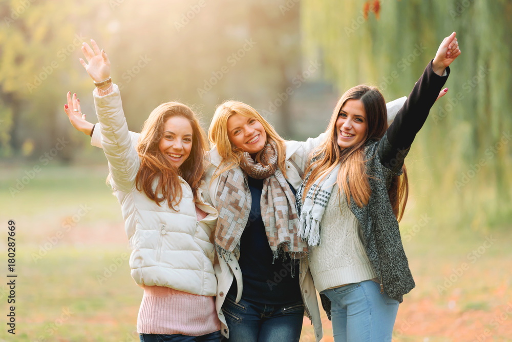 Smiling Group Of Girls