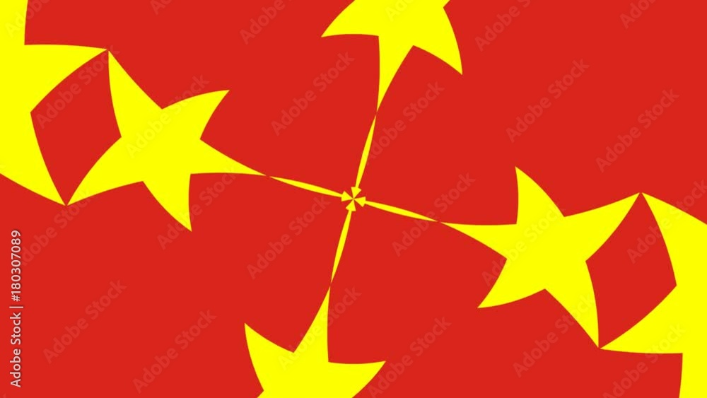 Vidéo Stock Hypnotic circular symmetrical rotating animation, with the ...