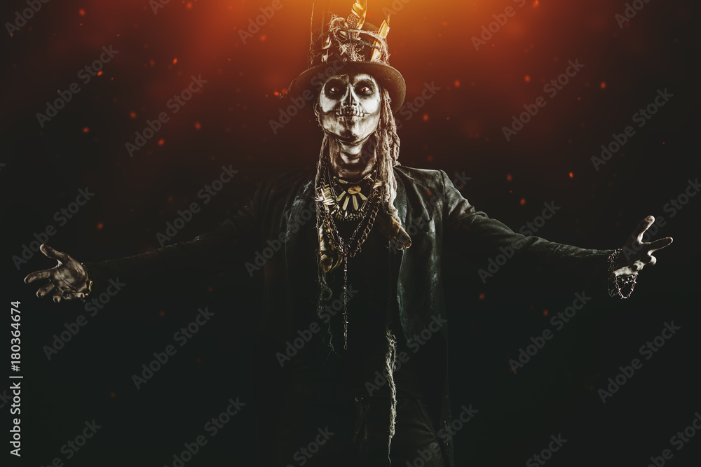 scary skeleton man Stock Photo | Adobe Stock