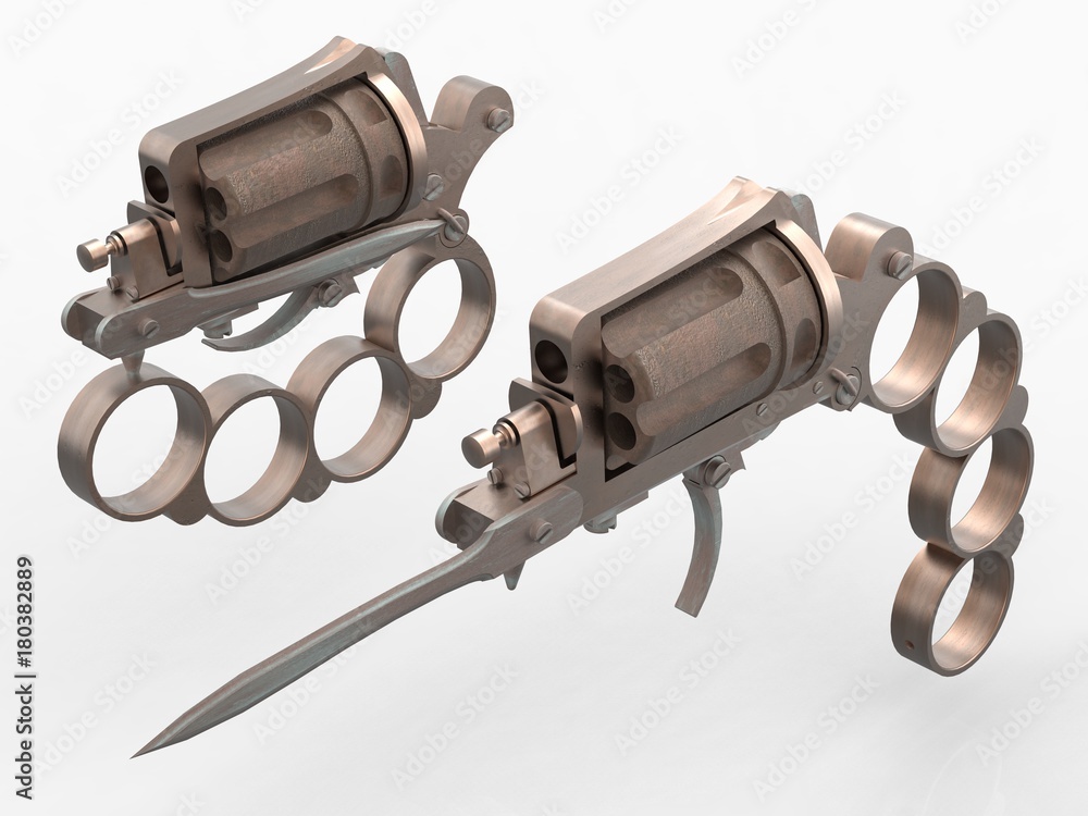 Apache Pistol Stock Illustration | Adobe Stock