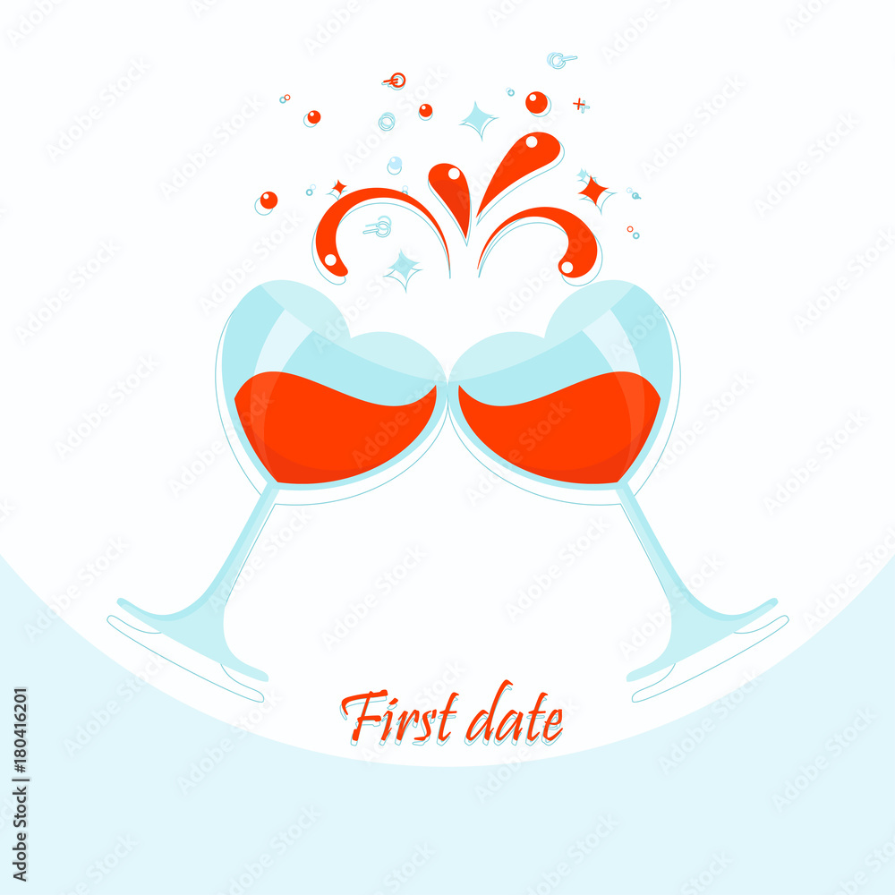 First Date Clipart