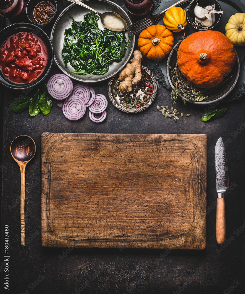 Winter Food Background