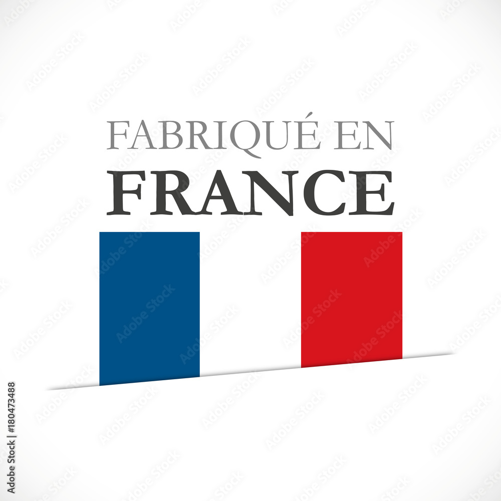 Vetor de logo fabriqué en france - Made in France do Stock | Adobe Stock