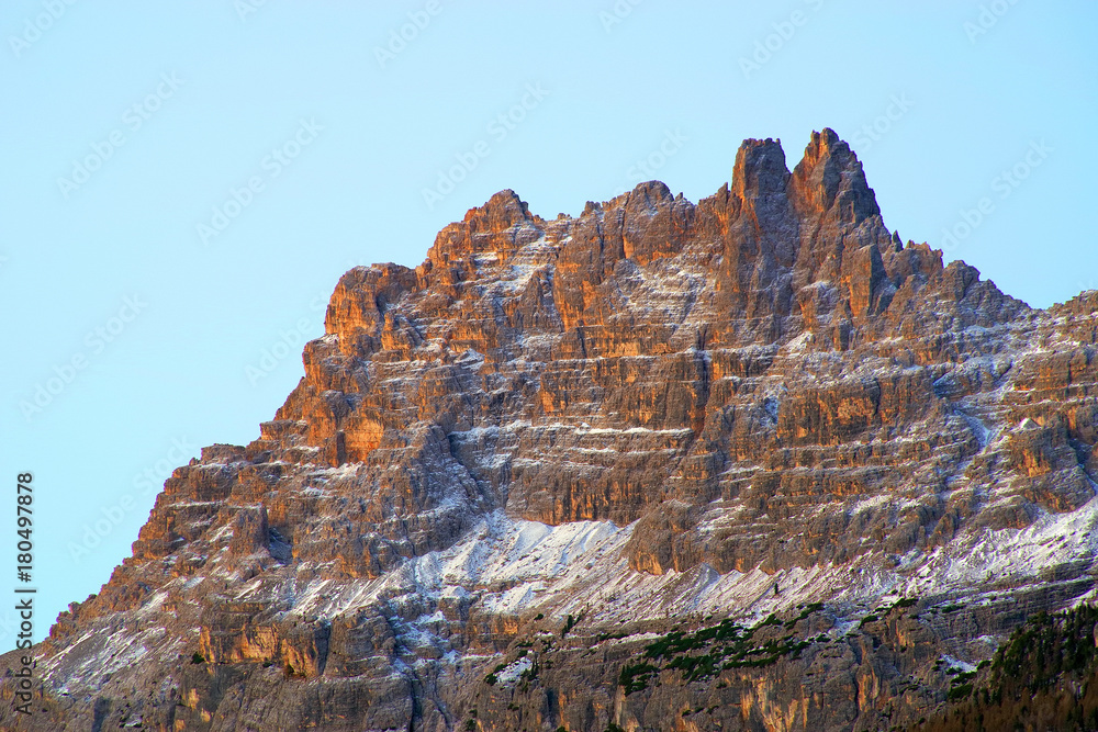 Croda da Lago in the Dolomites, Italy, Europe Stock Photo | Adobe Stock