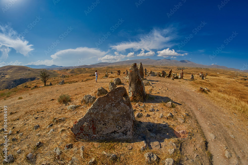 Zorats Karer (Carahunge) - Prehistoric Stone Pyramids site in Armenia ...