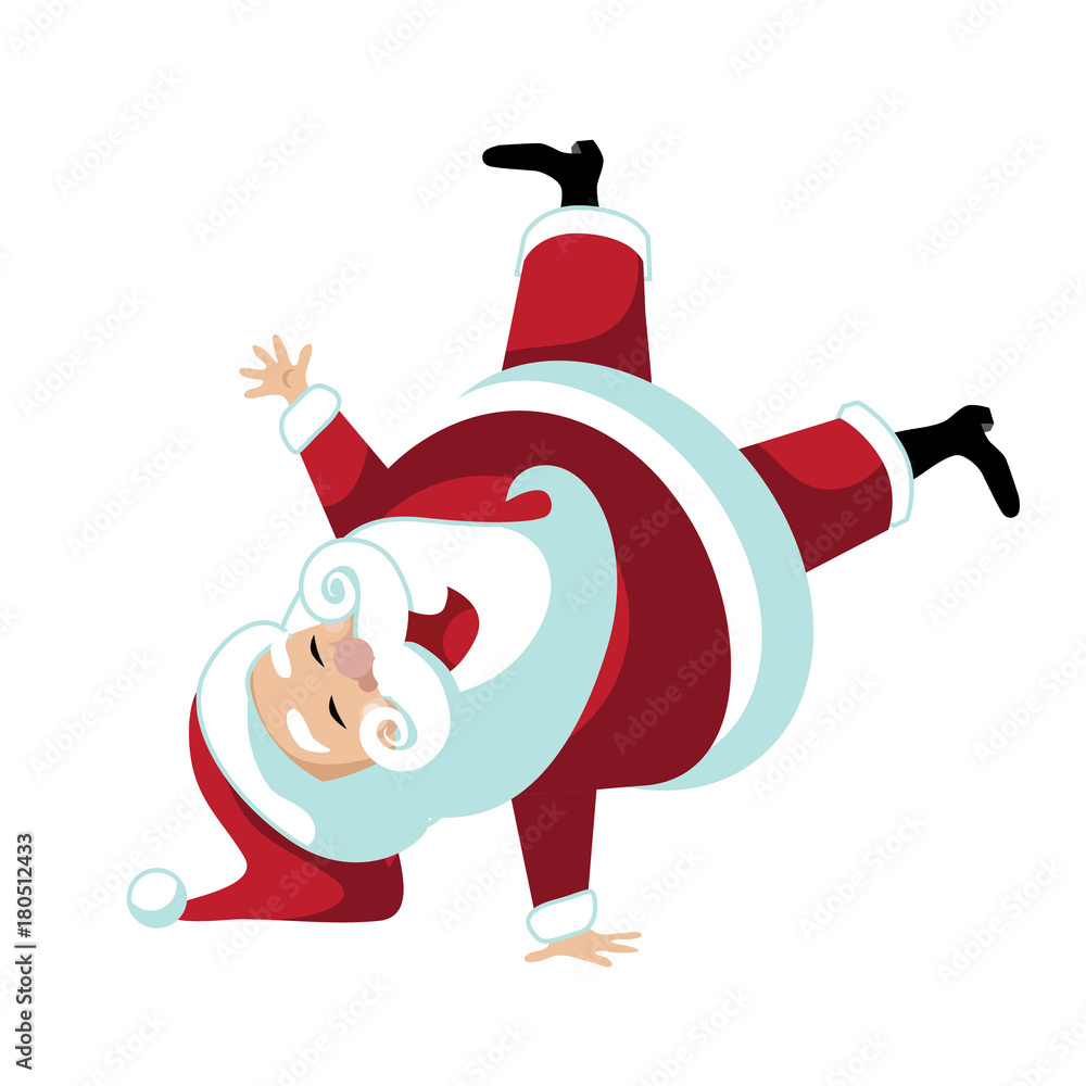 Break Dancing Santa