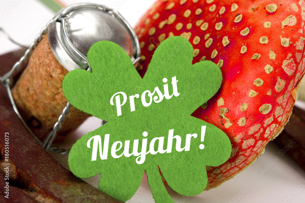 Prosit Neujahr Stock-Foto | Adobe Stock