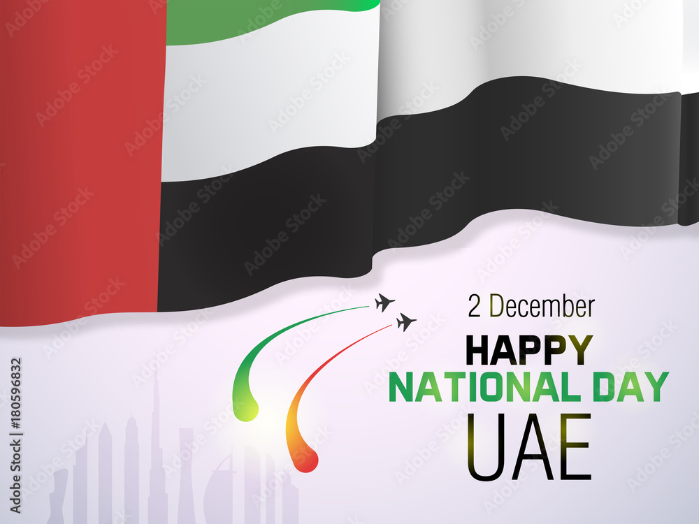 United Arab emirates national day december the 2nd. Vector illustration ...
