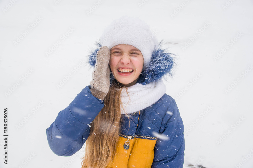 Snow Covered Face