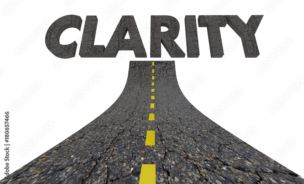 Road to Clarity Clear Communication Understanding 3d Illustration Stock ...