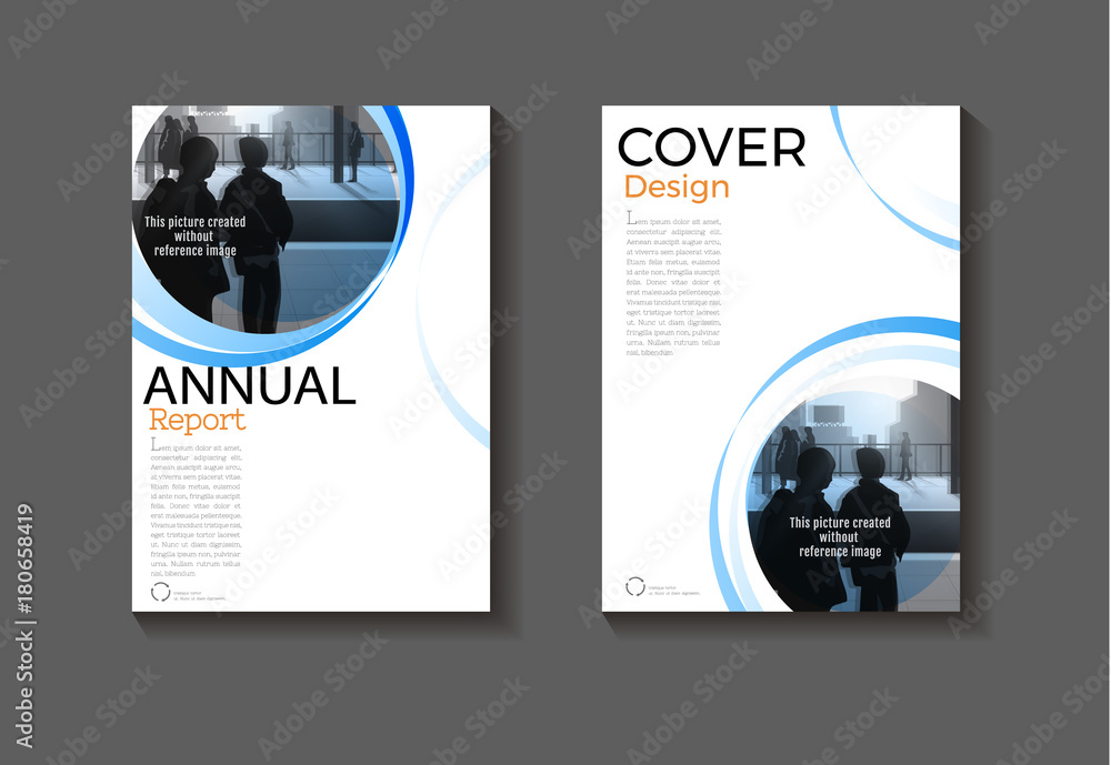 blue Circle background modern cover design modern book cover abstract ...
