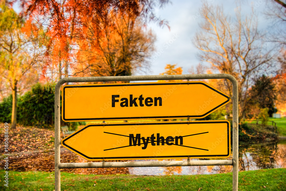 Schild 286 - Fakten Stock Illustration | Adobe Stock