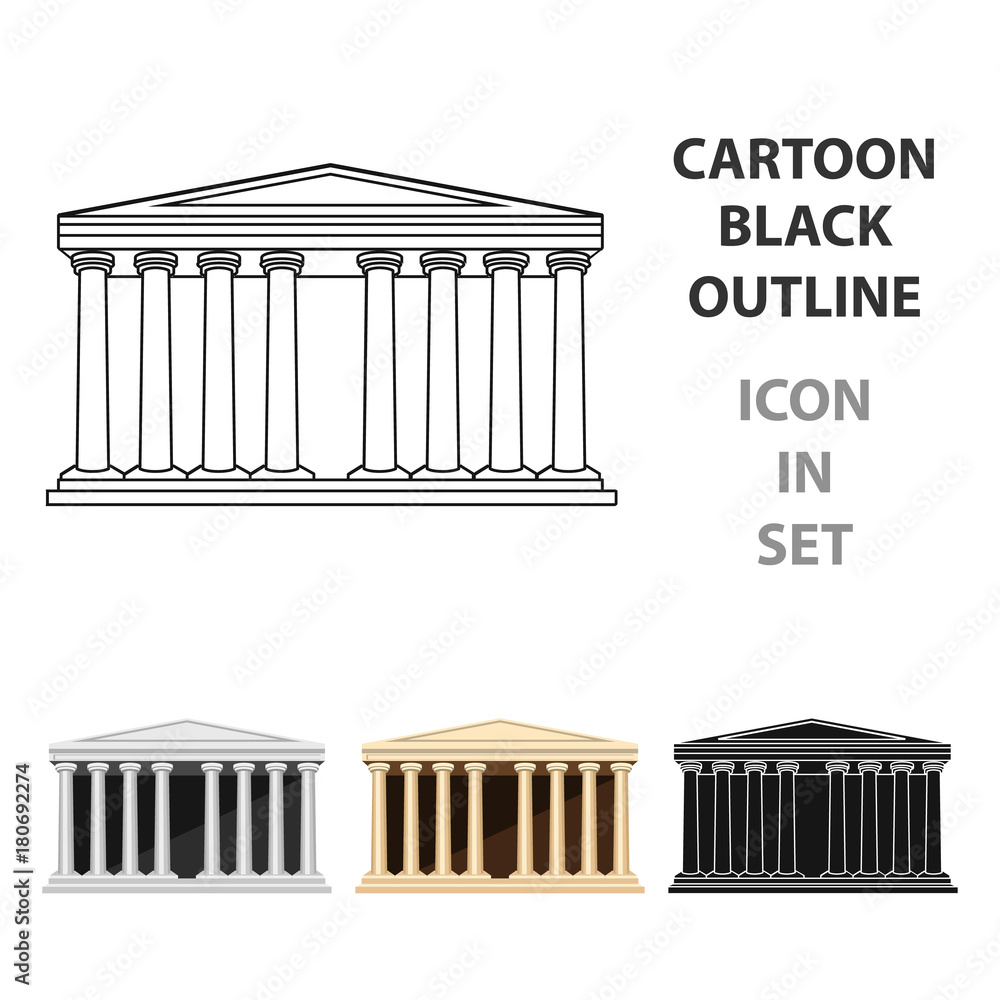Greek Temple Vector