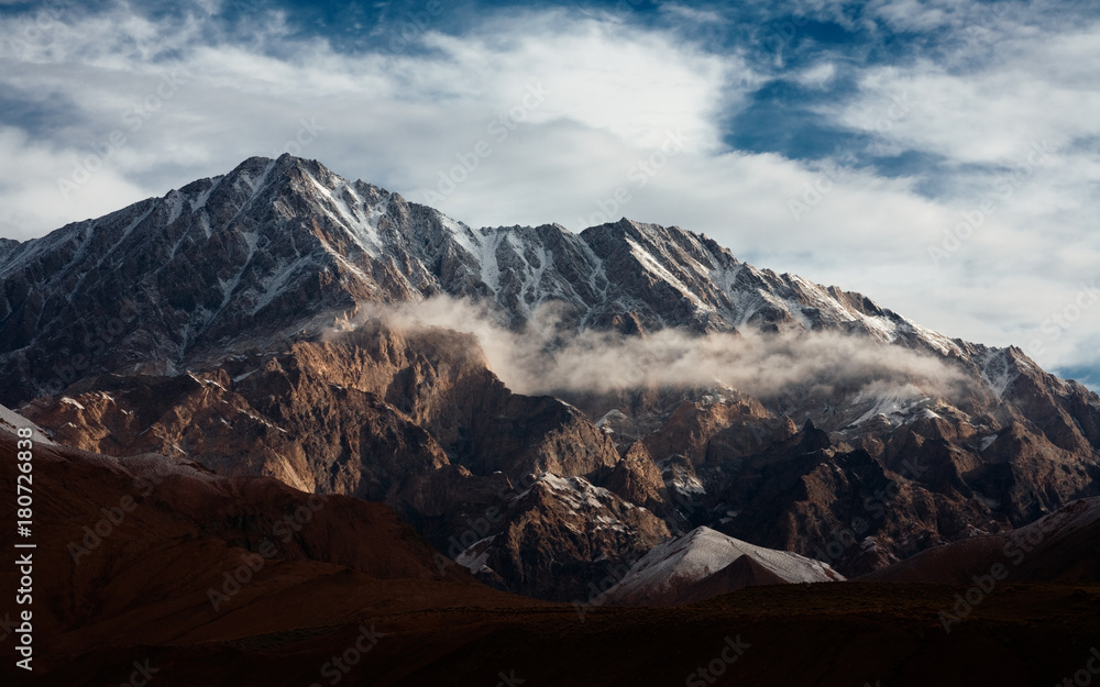 Kunlun Mountains landscape Stock Photo | Adobe Stock