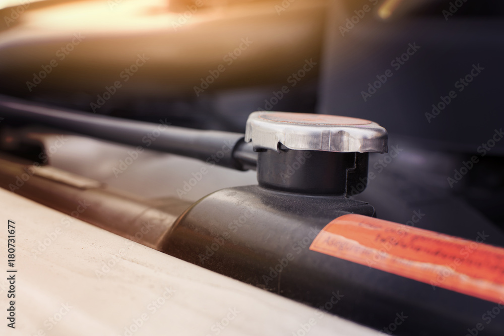 Black copper radiator of engine cooling system for reduce heating ...