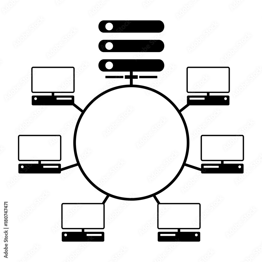 Computer Network Diagram Icon Stock Vector Adobe Stock computer-network-diagram-icon-stock-vector-adobe-stock