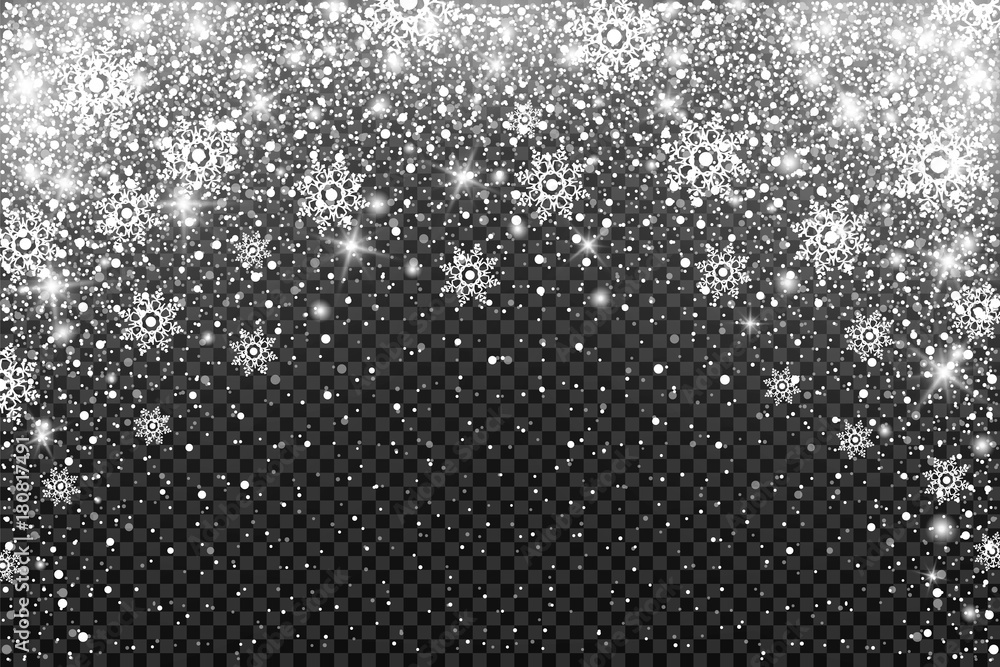 Snow frost Effect on Transparent Background . Abstract bright white ...
