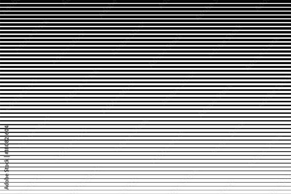 Horizontal speed line halftone pattern with gradient effect. Template for backgrounds and ...