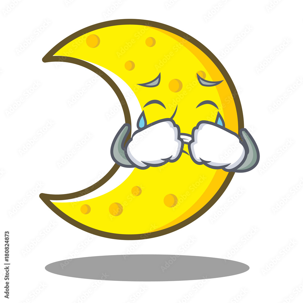 Sad Moon Clipart