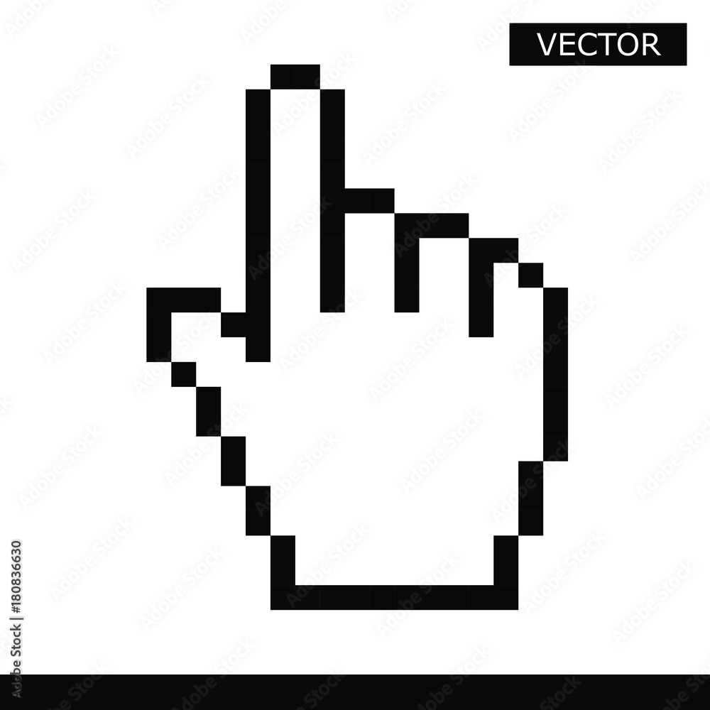 Mouse Hand Icon Vector