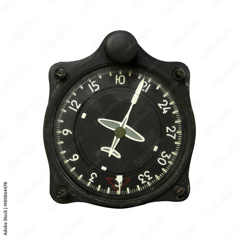 gyromagnetic compass indicator for aircraft Stock Photo | Adobe Stock