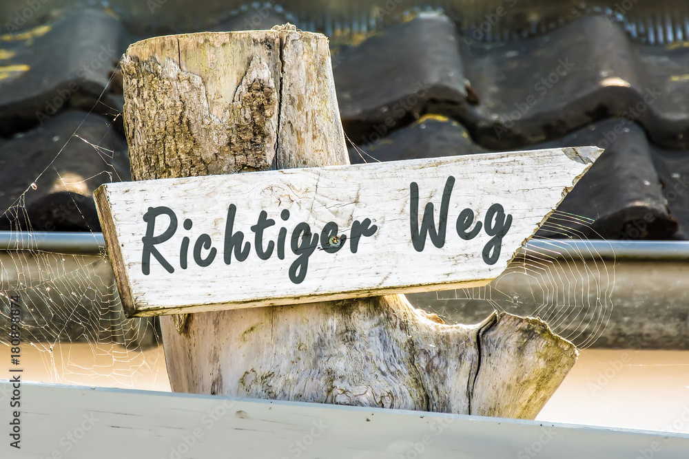 Illustrazione Stock Schild 247 - Richtiger Weg | Adobe Stock
