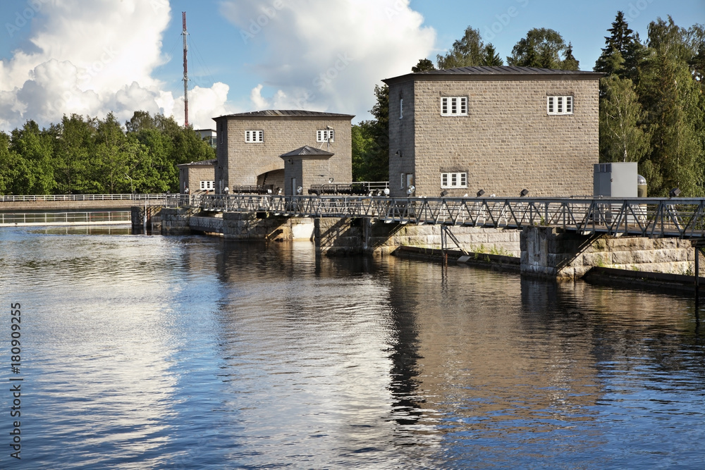 Imatrankoski dam in Imatra. Finland Stock Photo | Adobe Stock