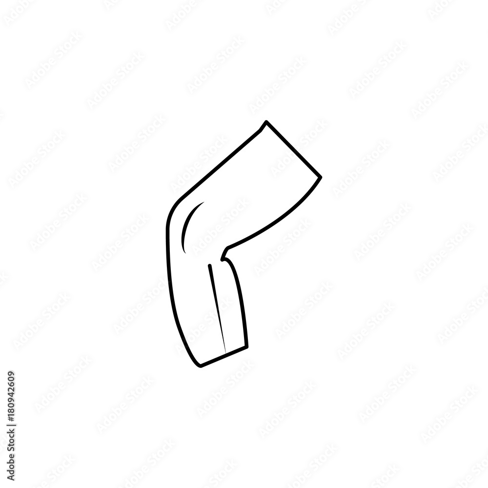 Knee icon. Body part element. Premium quality graphic design. Signs ...