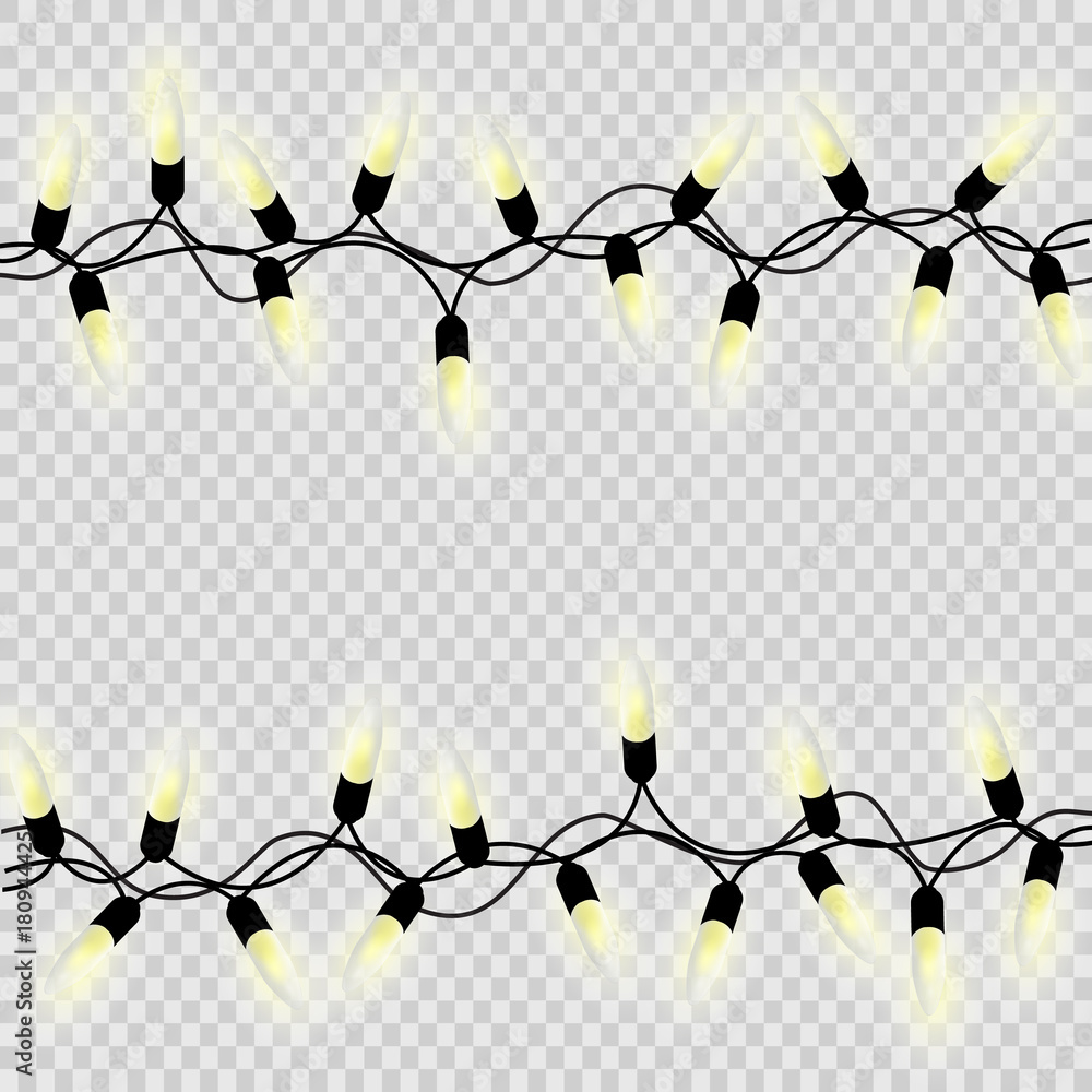 Christmas Lights No Background