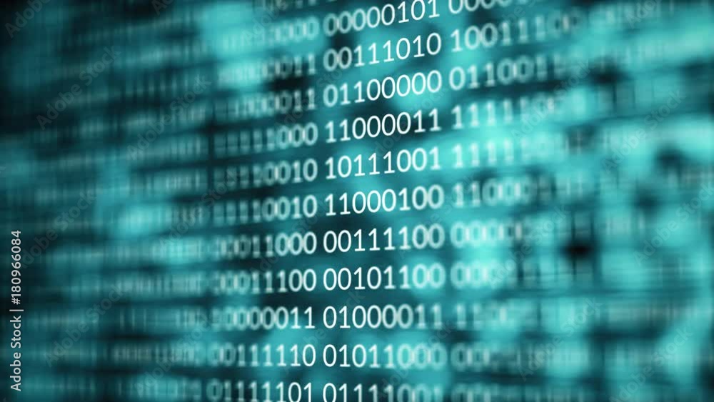 Digitale Zahlen Codes berechnen Daten in der Cloud als Hintergrund ...