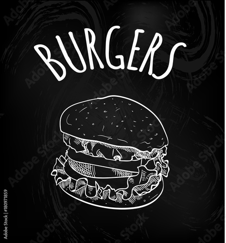 Hamburger Patty Outline