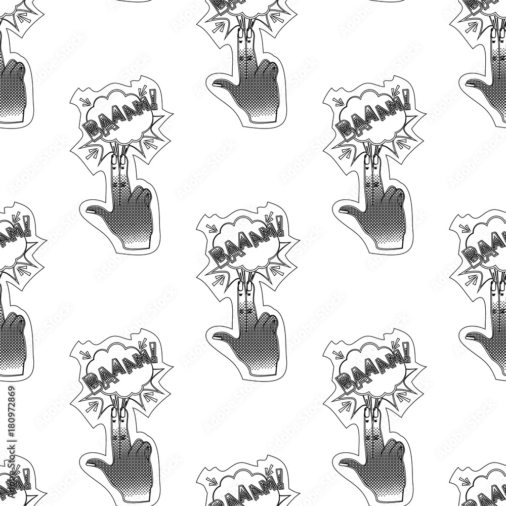 Abstract seamless pin up pattern for girls, boys, clothes. Creative ...